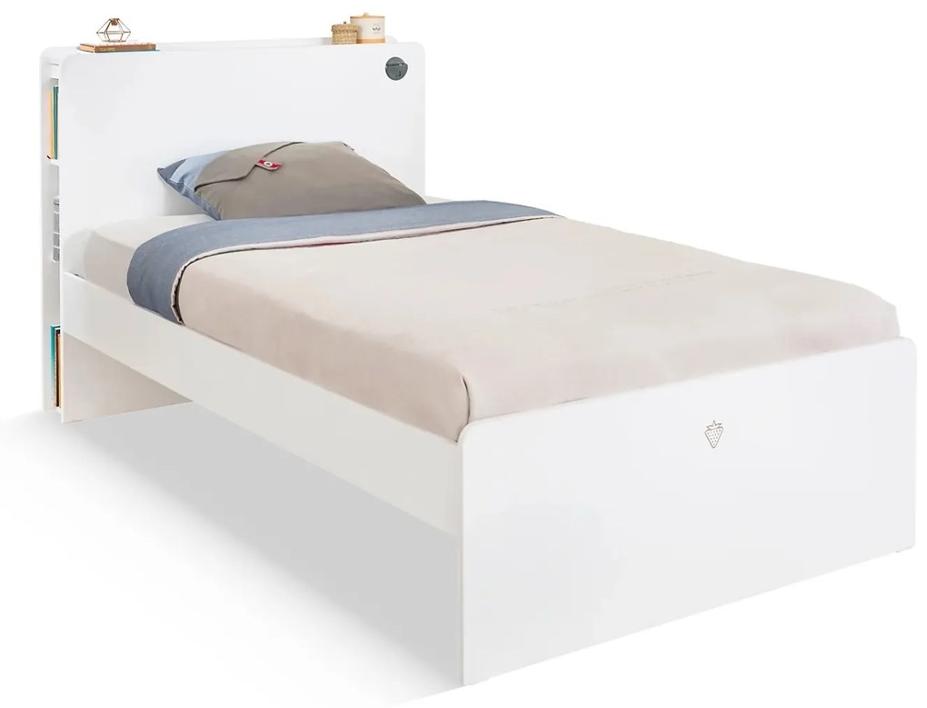 Studentská postel 120x200cm Pure - bílá