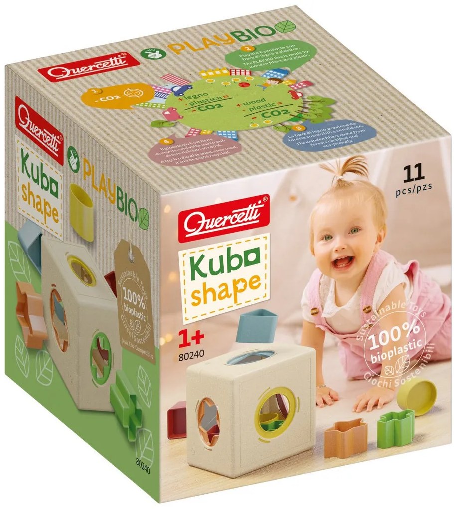 Quercetti playbio - kubo shape