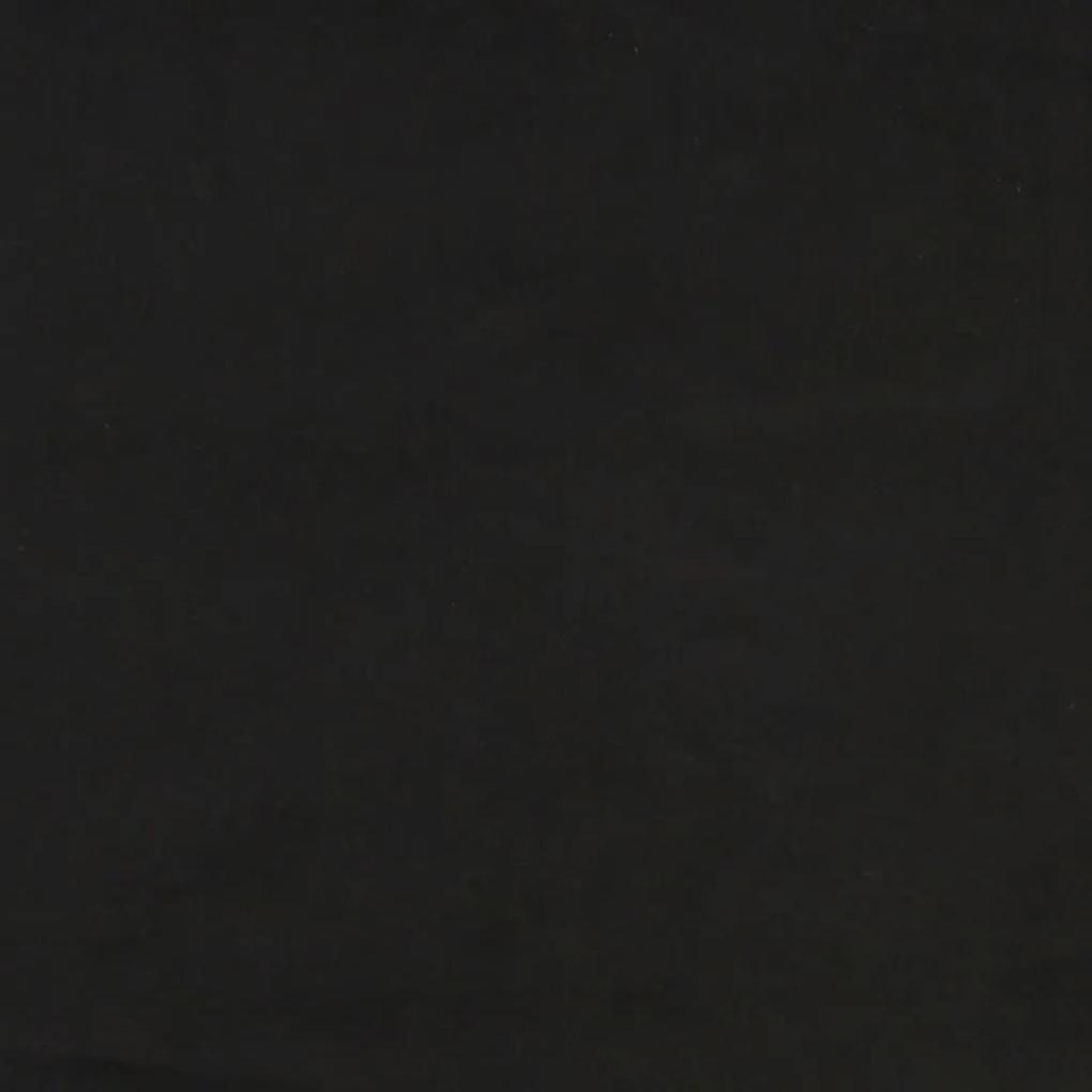Taštičková matrace černá 120 x 200 x 20 cm samet,  347770
