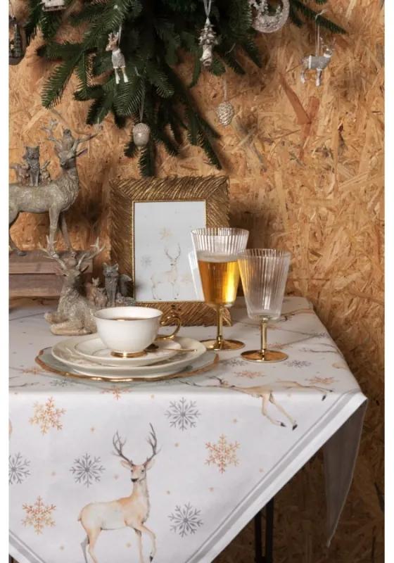 Kuchyňská bavlněná zástěra Pastel Christmas – 70x85 cm