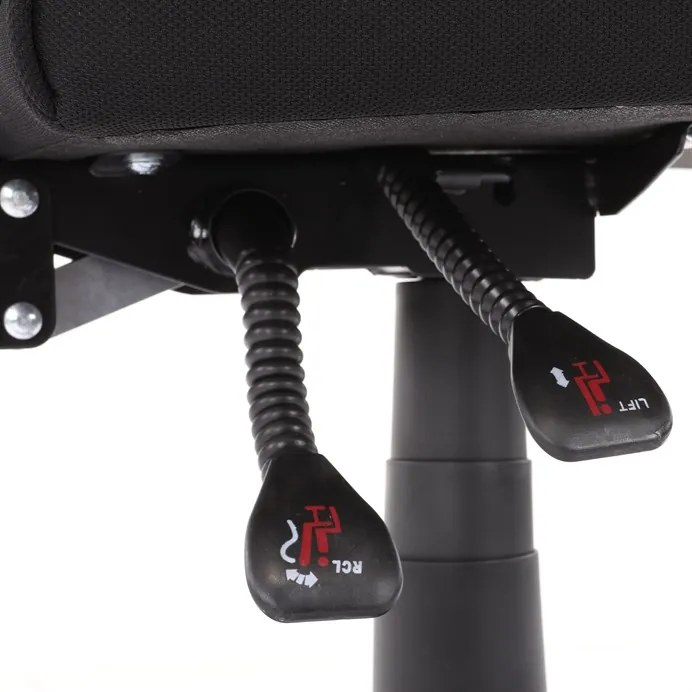 Ergonomická kancelářská židle VIGELTI - černá síťovina Barva: černá