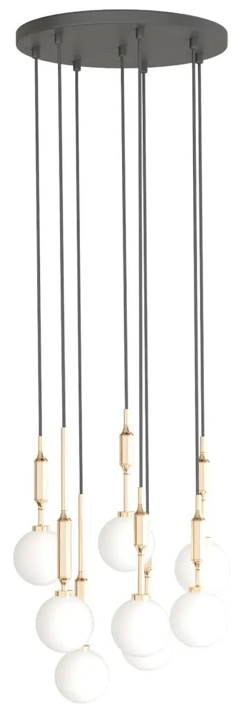 Designový lustr Ero 13 zlatá