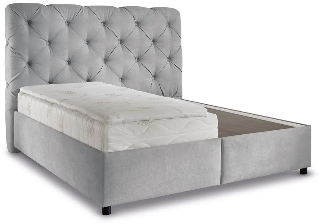 NEW DESIGN postele Boxspring postel PALLADIO bez úložného prostoru, 180×200 cm Velikost postele: 180 × 200 cm