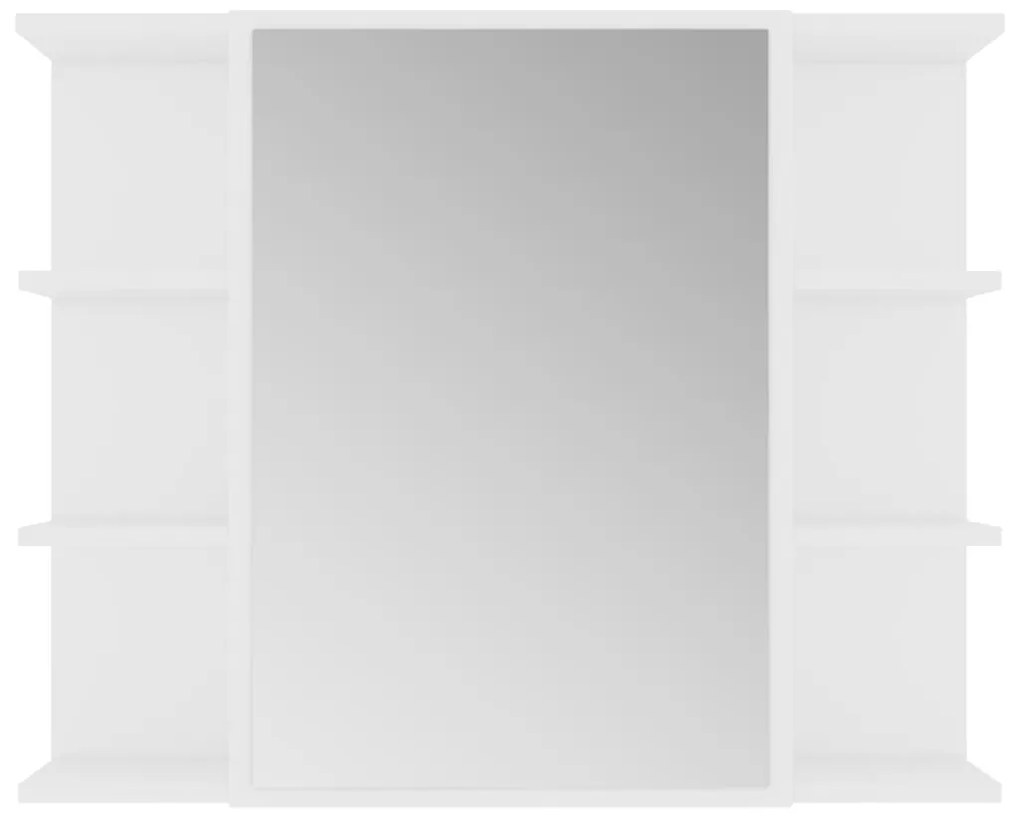 3dílná koupelnová sestava bílá kompozitní dřevo,  3056952