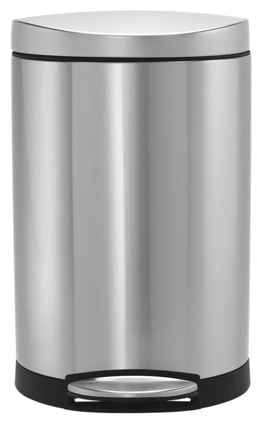 Simplehuman pedálový odpadkový koš 10L,půlkulatý,matná nerez,CW1833