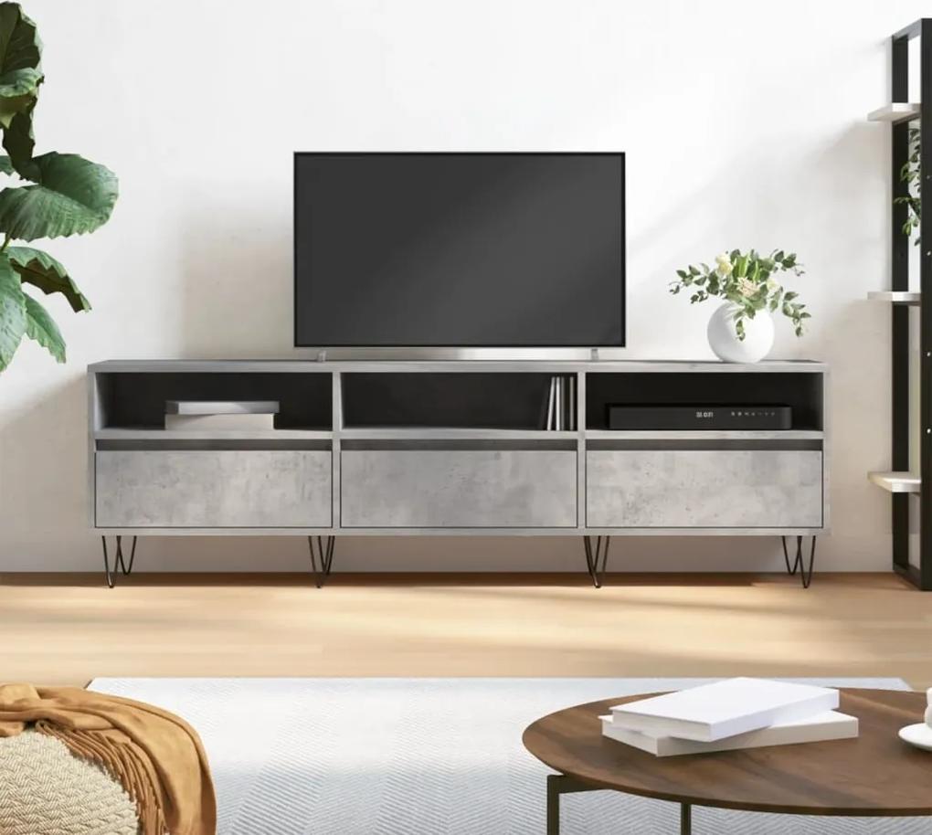 vidaXL TV skříňka 150 x 30 x 44,5 cm kompozitní dřevo [831279] Barva: Černá