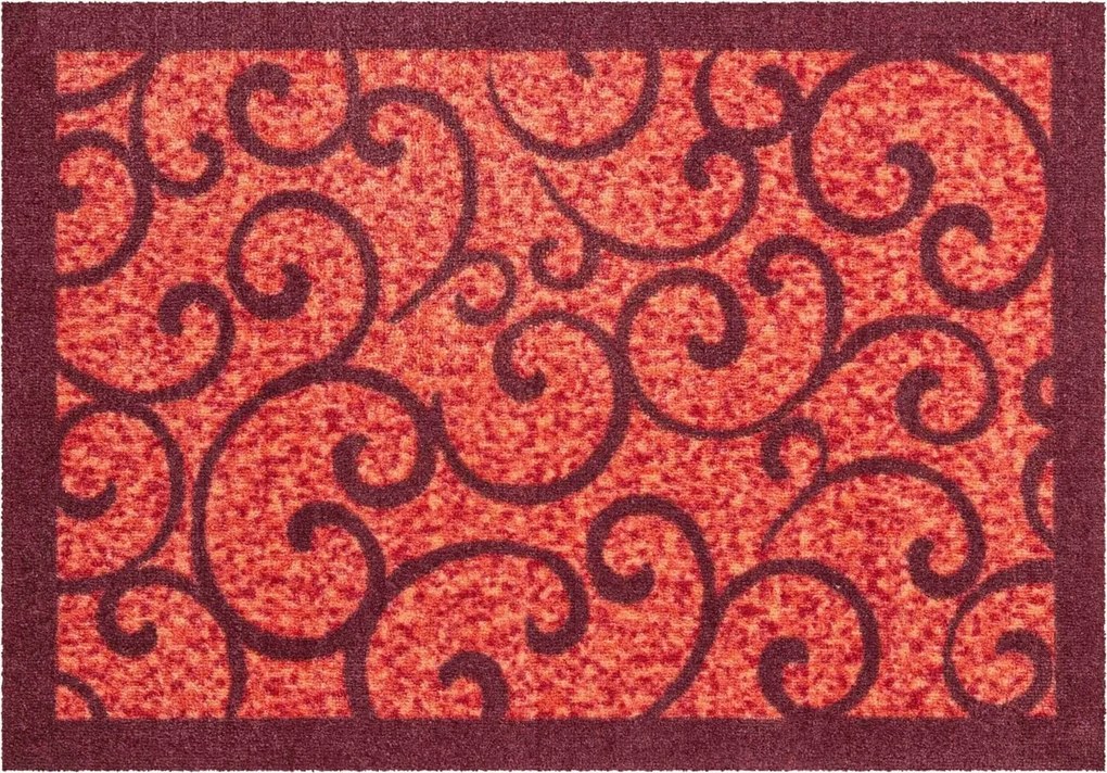 GRUND Rohožka do domácnosti GRILLO červená Rozměr: 60x85 cm