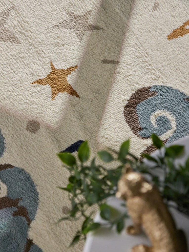 Hanse Home, Dětský koberec Adventures 106413 Cream Multicolor kruh, 160x160 (průměr) kruh, vícebarevná, dětský pokoj