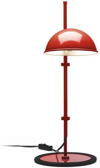 Marset A641-023 Funiculí S, stolní lampa nadčasového designu, 1x46W, červená RAL 3024, 50,3cm