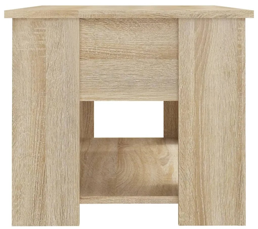 Konferenční stolek dub sonoma 79 x 49 x 41 cm kompozitní dřevo - Default Title