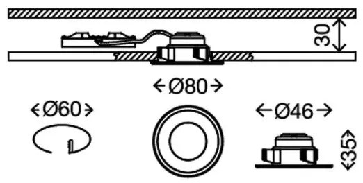 Briloner 7197-036-SADA 3x LED Stmívatelné koupelnové svítidlo LED/4,5W/230V IP44