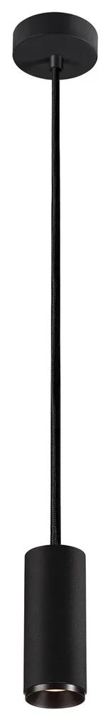LA 1004450 NUMINOS® PD DALI S vnitřní LED závěsné svítidlo černá/černá 4000 K 24° - BIG WHITE (SLV)