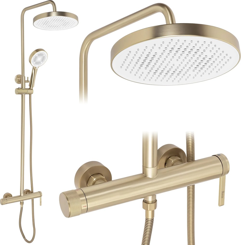Rea, Sprchový set Rea Grace Brush Gold, REA-P4401