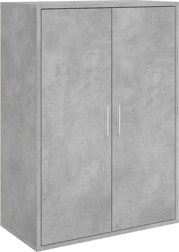 Příborníky 2 ks betonově šedé 60 x 31 x 84 cm kompozitní dřevo 3276570