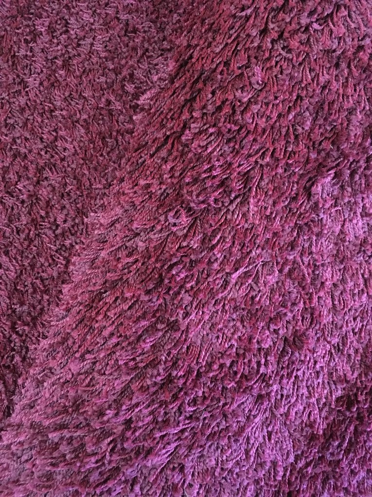 Medipa (Merinos), Kusový Koberec Shaggy Plus Purple 957, 160x230, fialová, ložnice