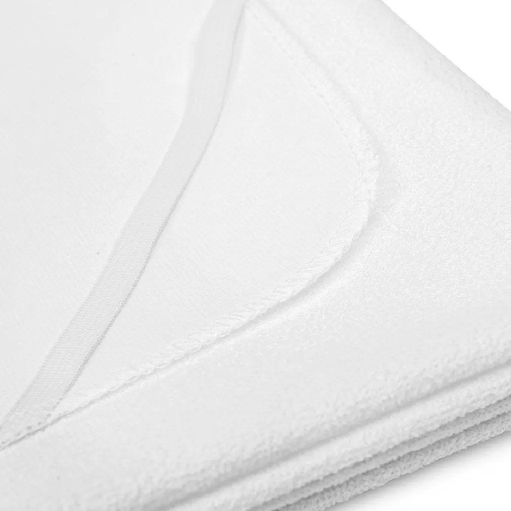 Froté nepromokavá podložka New Baby 40x90 bílá