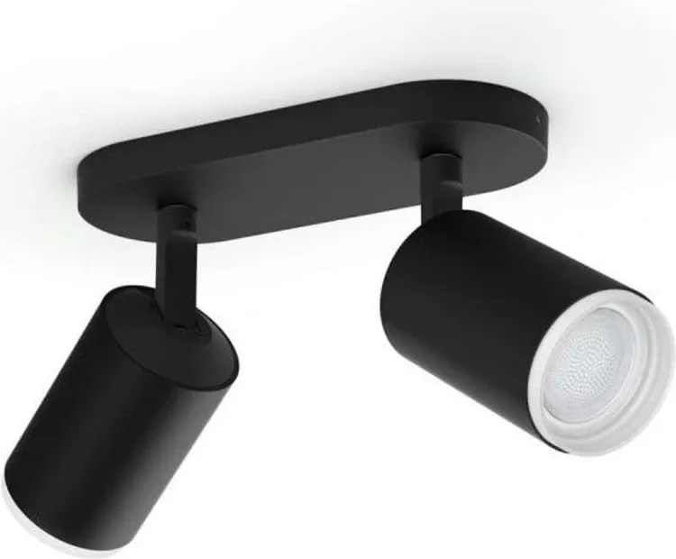 Philips Hue Fugato - Chytré 2bodové LED svítidlo, černá 929003810001