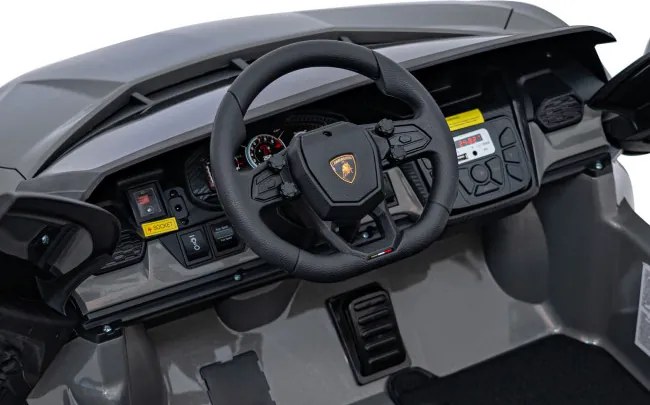 Elektrické autíčko Lamborghini Revuelto XL šedé