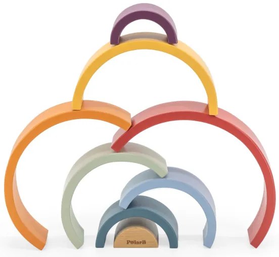 Montessori dřevěná duha Viga 44220 PolarB