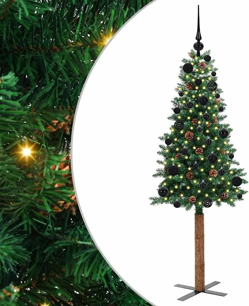 Úzký vánoční stromeček Zelená 150 cm 3394852
