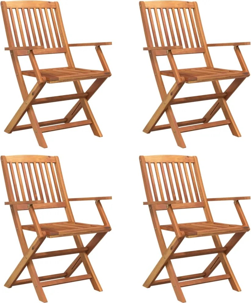 5dílný zahradní jídelní set masivní akáciové dřevo 3152897