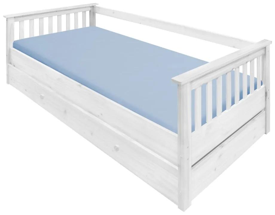IDEA Výsuvná postel TORINO 90x200 bílý lak