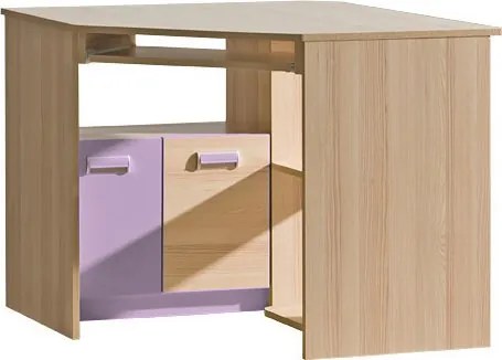 Casarredo - Komfort nábytek Rohový psací stůl LIMO L11 fialový