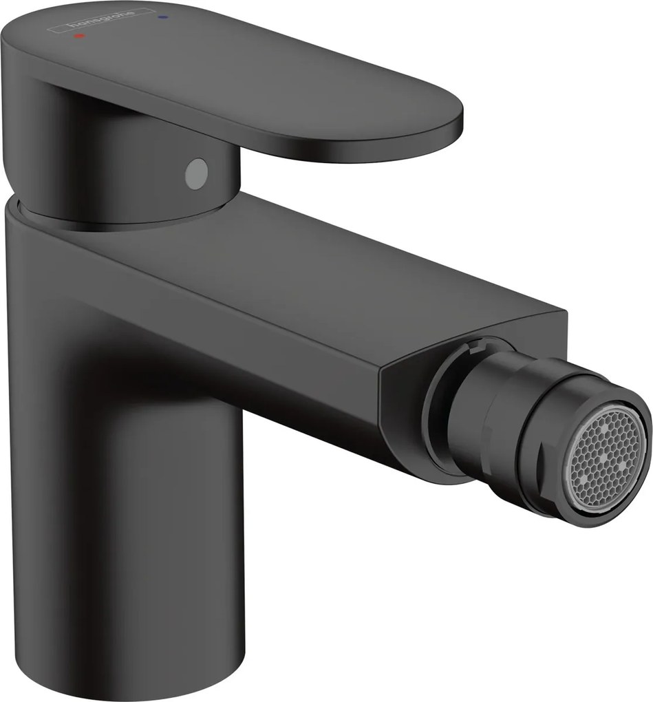 Hansgrohe Vernis Blend, bidetová baterie stojánková s odtokovou garniturou, černá matná, HAN-71210670