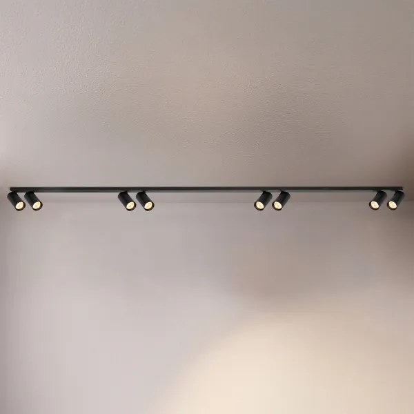 Brilagi - Bodové svítidlo SELE LONG 8xGU10/30W/230V černá