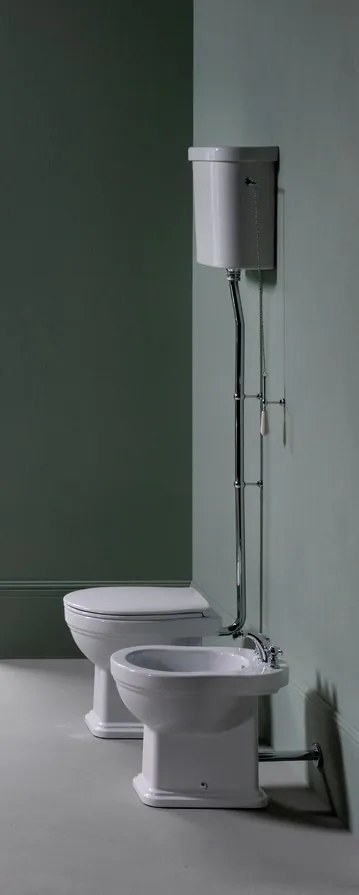 GSI CLASSIC retro WC mísa stojící, 37x54cm, spodní odpad, bílá ExtraGlaze 871011