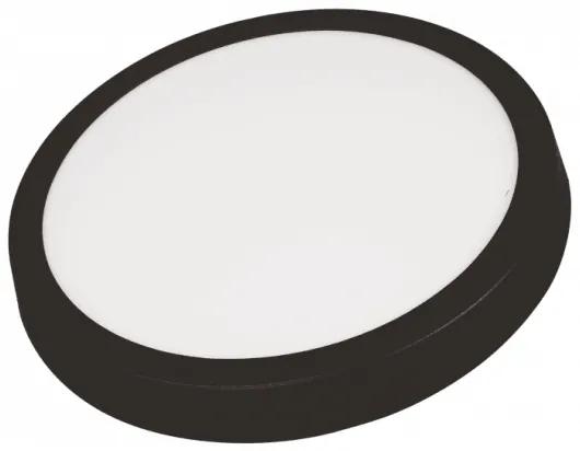 ECOLIGHT Přisazený LED panel 24W černý - neutrální bílá