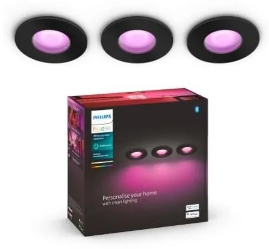 Philips Philips-SADA 3x LED RGBW Stmívatelné koupelnové Hue XAMENTO 1xGU10/5,7W/230V P5137