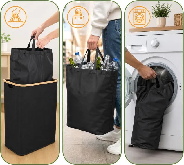 Odpadkový koš na láhve BAGGY 140 l