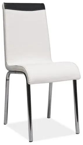 Jídelní židle H-161 bílá/černá