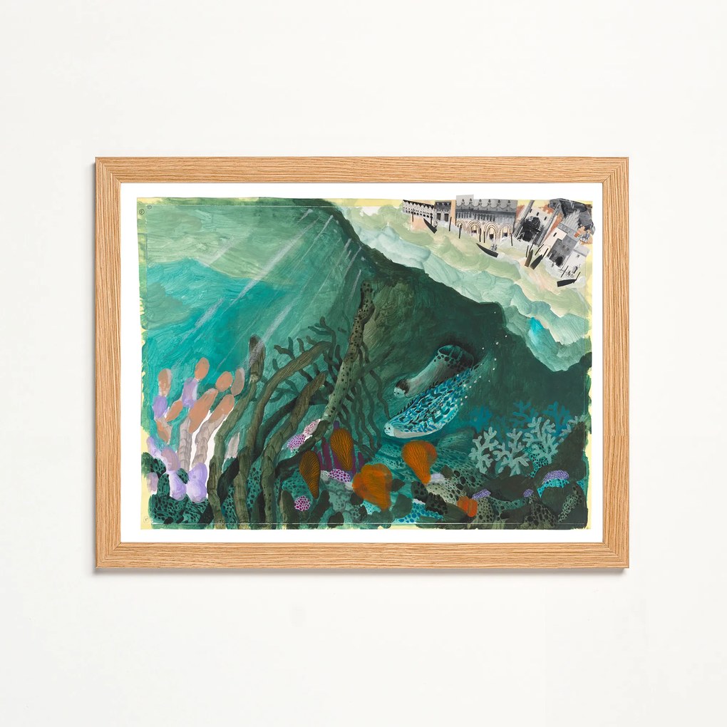 Filip Pošivač | Pod benátskou hladinou Rám: Černý, Velikost: 20 x 30 cm