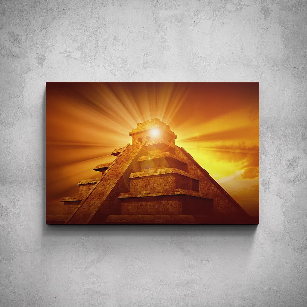 Obraz - Mayská pyramida - PopyDesign