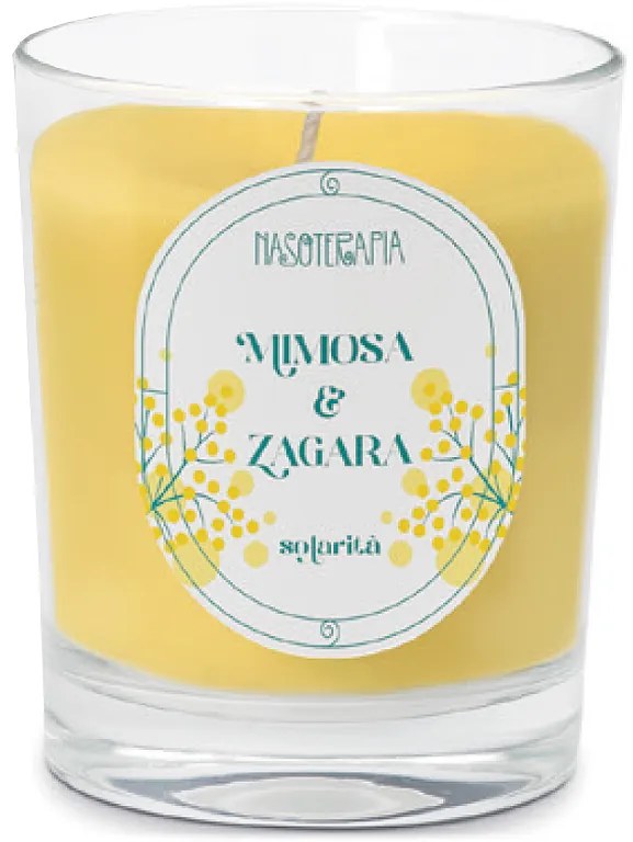 Nasoterapia – svíčka Mimosa e Zagara (Mimóza a pomerančový květ), 180 g