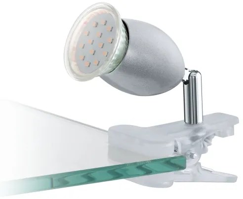 Eglo 93119 - LED lampa s klipem BANNY 1 1xGU10/3W/230V