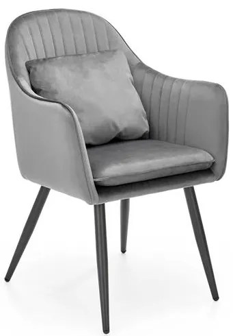 HALMAR K464 židle šedá