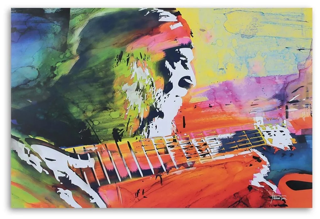 Obraz na plátně Kurt Cobain Nirvana - 60x40 cm