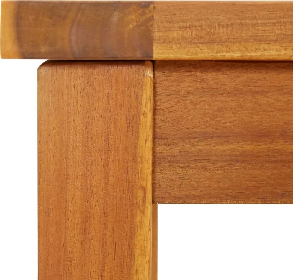 vidaXL Zahradní lavice 150 x 35 x 45 cm masivní akáciové dřevo [319420]