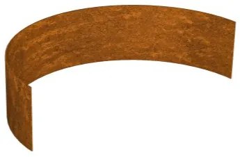 Zahradní kruhový obrubník CORTEN Ø 60 cm ✔ Bez otvorů (pro kotvicí trny)