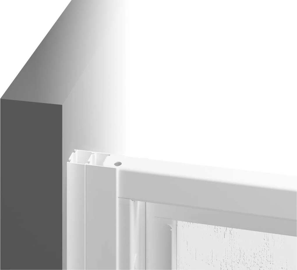 Ravak Supernova sprchové dveře trojdílné ASDP3-90 x 198 cm satin+transparent 00V70UR2Z1