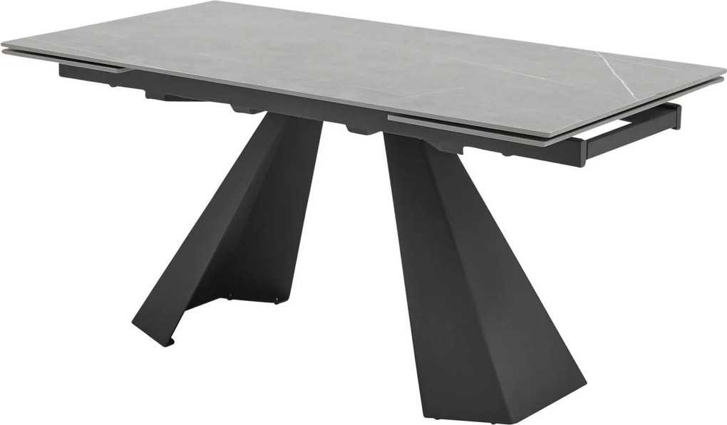 XXXLutz JÍDELNÍ STŮL, světle šedá, 160-240/90/76 cm P & B - Jídelní stoly - 000572017001