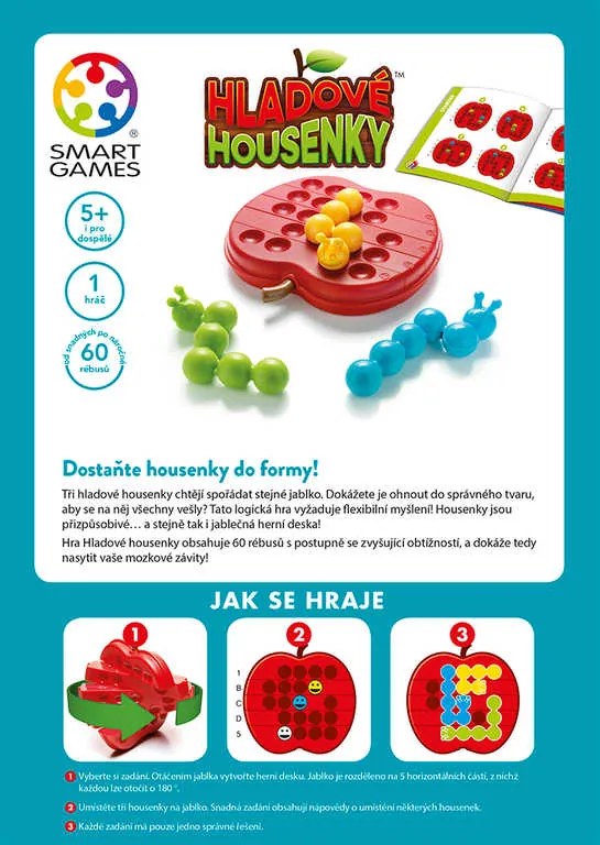 MINDOK HRA Smart Hladové housenky hlavolam mn502