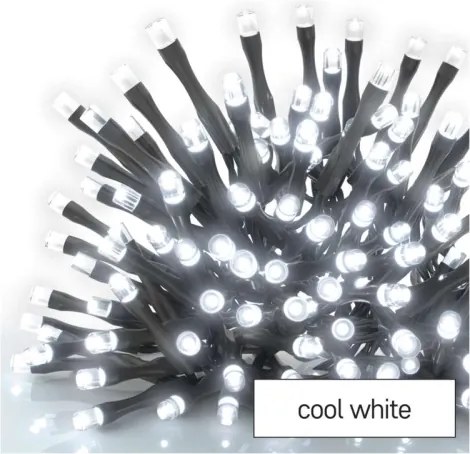 Vánoční osvětlení EMOS D4AC08 ZY2016 120LED řetěz 12m studená bílá 8 programů svícení