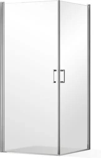 Čtvercový sprchový kout 900x900
Instalační rozměr: 885–900 mm
 - Sprchový kout OBCO1+OBCO1 s dvoukřídlými dveřmi Roltechnik OUTLET