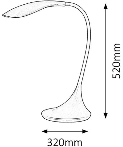 Rabalux 4167 - LED Stmívatelná lampa DOMINIC LED/4,5W/230V