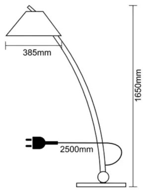 Dřevěná stojací lampa 1xE27/60W/230V masiv/jasan