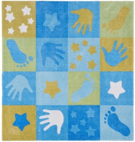 Hans Home | Kusový koberec Kiddy 102388, modrý